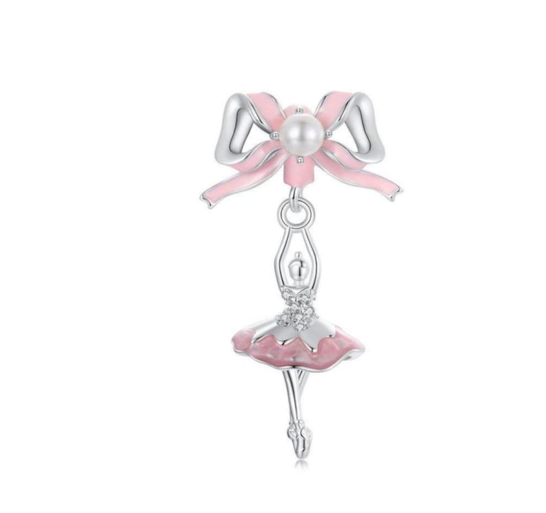 Ballet Girl Charm, Dancer Girl Charm, Dance Charm, Charm for Bracelet ...