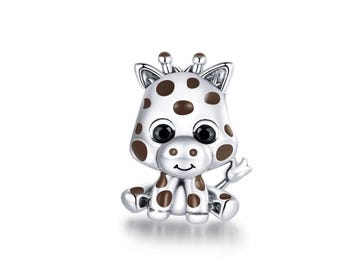 Baby Giraffe Charm Pet Charm Animal Charm Charm for Bracelet Charms Fit on Pandora Bracelet Silver Charm New Charm S925 Stamped Etsy