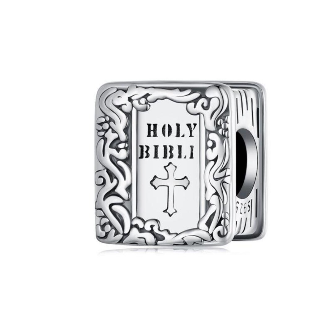 Holy Bible Charm, Prayer Charm, Book Charm, Charm for Bracelet, Charms ...