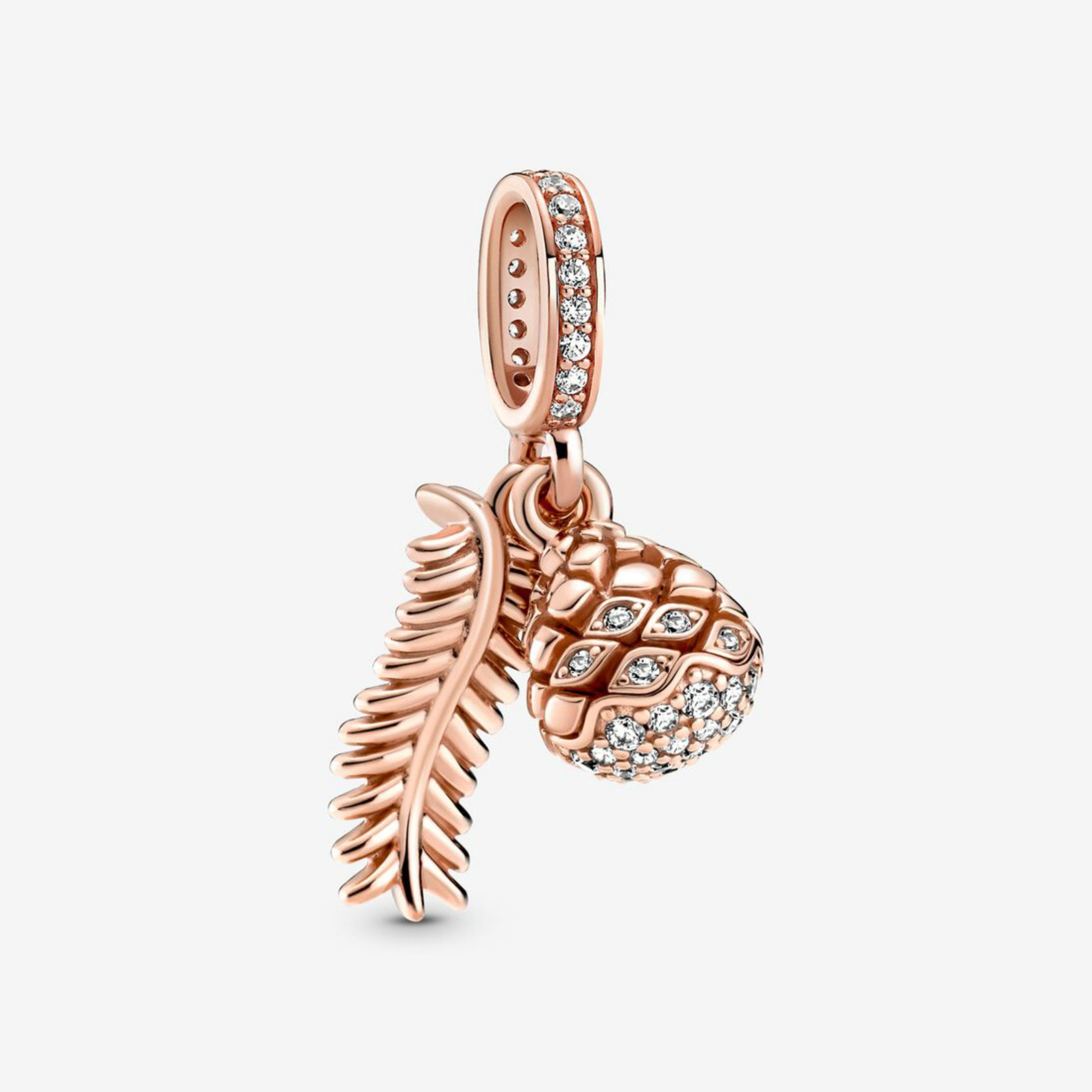 Sparkling Pine Cone Dangle Charm Charms for Bracelet Charms - Etsy