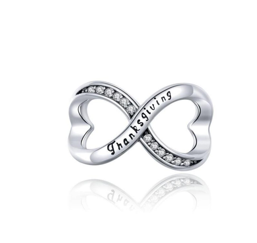 Infinity Symbol Charm, Thanksgiving Charm, Fashion Charm, Charm for ...