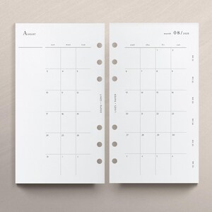 Personal 2025 Monthly Planner Inserts - Jan-dec - PDF Download ...