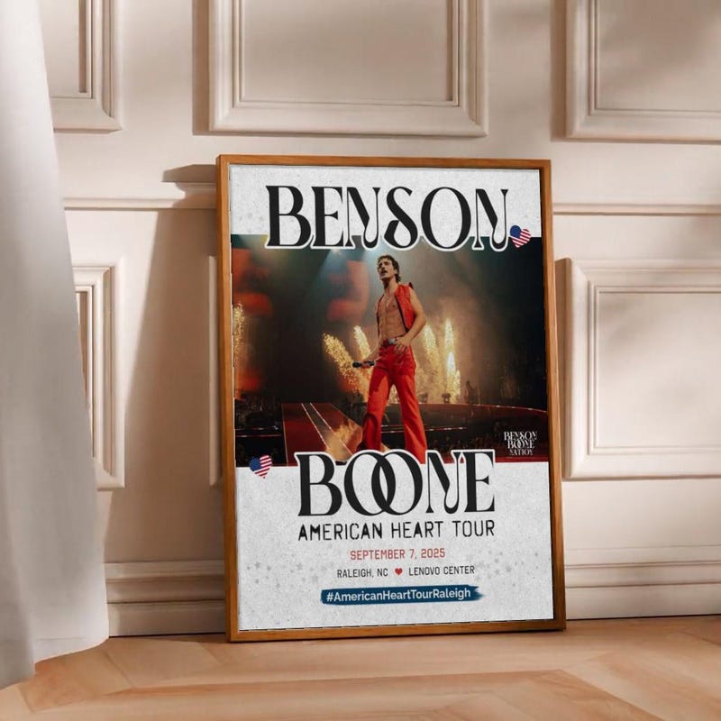 Benson Boone Poster - Etsy