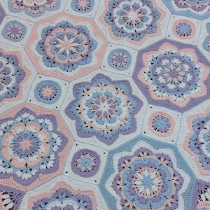 FANFARE Crochet Blanket Pattern: Octagons and Squares (PDF Pattern) - Etsy