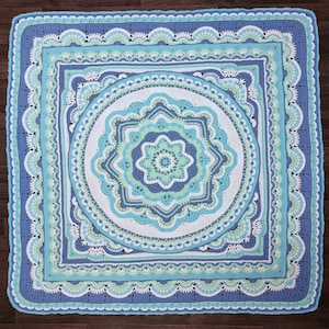 Blooming Hope Crochet Blanket Pattern: Vintage Vibe Photo Tutorial (PDF ...