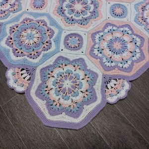 FANFARE Crochet Blanket Pattern: Octagons and Squares (PDF Pattern) - Etsy