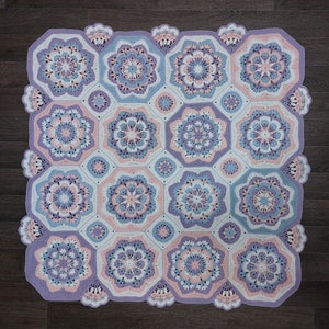 FANFARE Crochet Blanket Pattern: Octagons and Squares (PDF Pattern ...