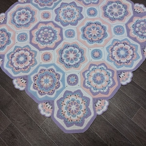 FANFARE Crochet Blanket Pattern: Octagons and Squares (PDF Pattern) - Etsy