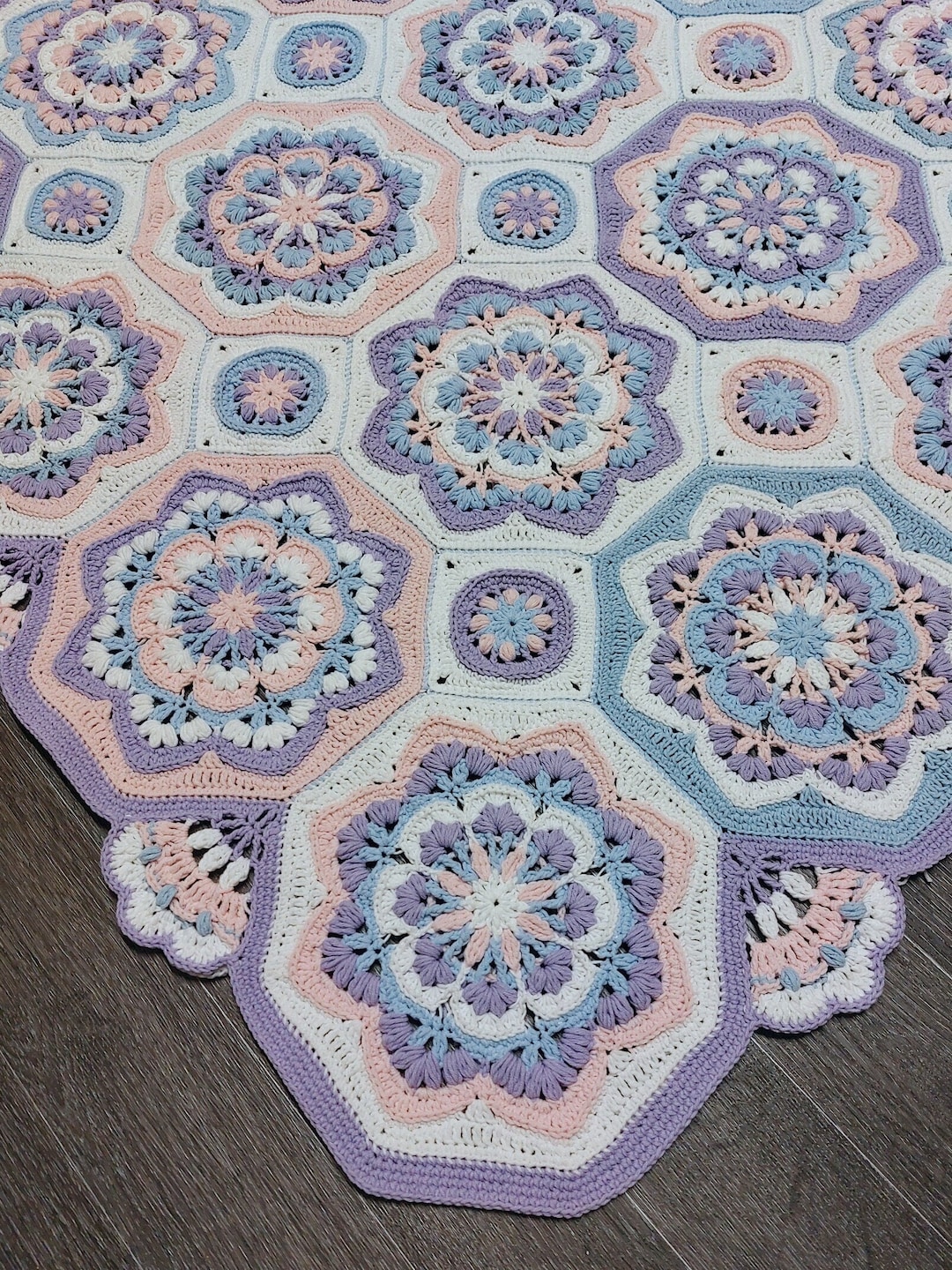 FANFARE Crochet Blanket Pattern: Octagons and Squares (PDF Pattern) - Etsy