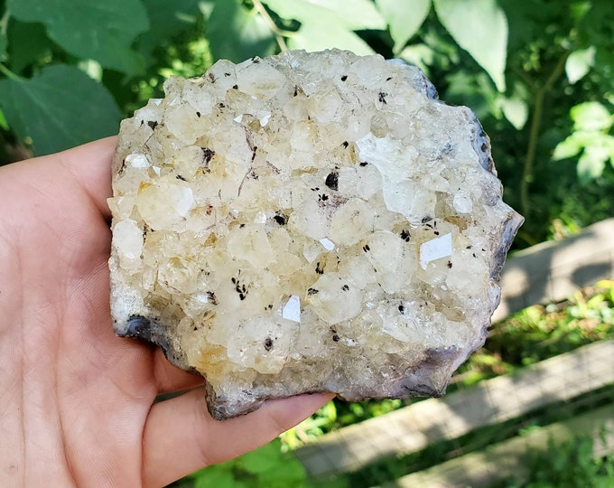 Citrine Cluster With Inclusions From Brazil. 9.3oz Solar Plexus Chakra ...