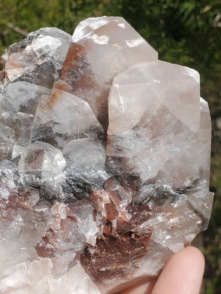 829g Red Calcite Cluster From China Red Calcite Mineral | Etsy