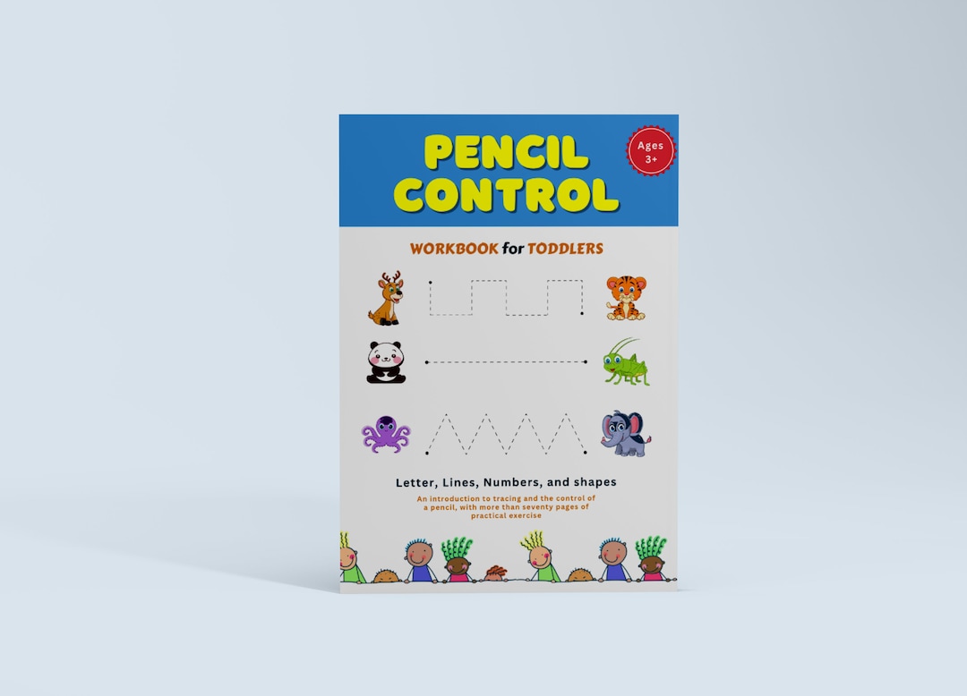 Pencil Control Workbook for Toddlers Ages 3+ - Etsy