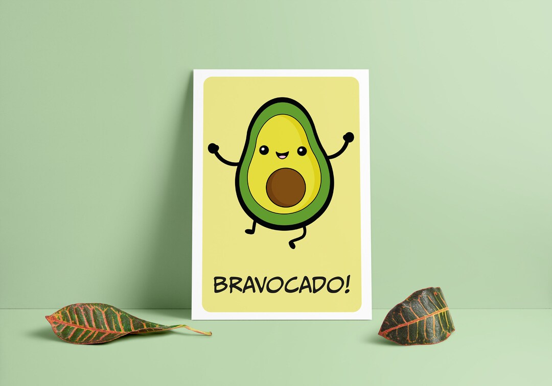 Bravocado A6 Congratulations Celebration Funny Pun Greetings - Etsy