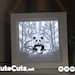 Panda Lightbox Svg, Shadow Box, Svg, Png, Dxf, Eps, Cutfiles, Cricut ...