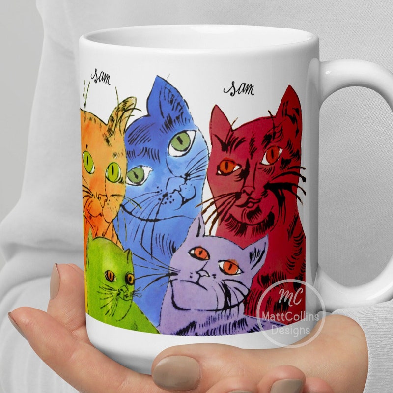 Cat Mug Pop Art - Etsy