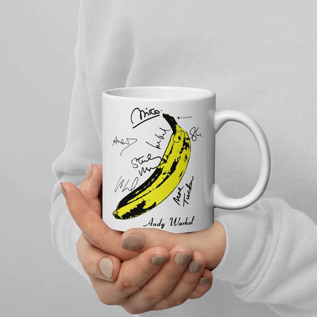 Velvet Underground & Nico Andy Warhol Autography Mug With Signatures of ...