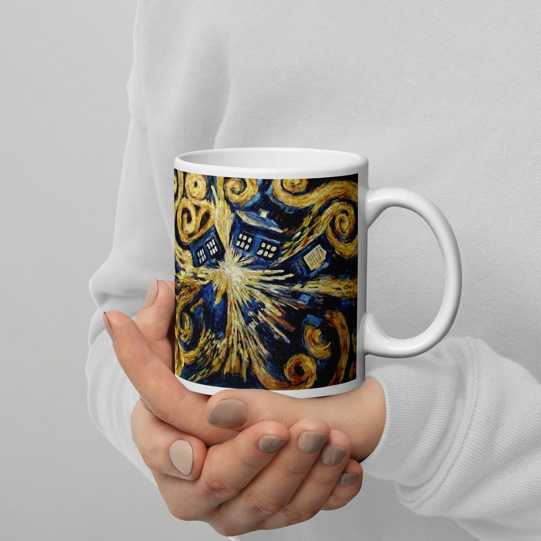 Doctor Who Mug Exploding Tardis Mug Van Gogh Starry Night Mug Ideal ...
