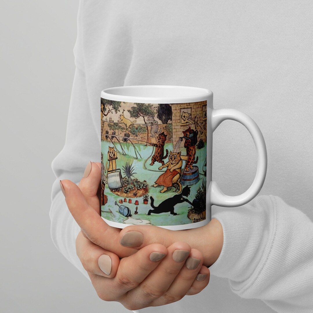 Louis Wain Mug Cat Mug Artist Mug Cat Lover Funny Mug/cup Coffee/tea ...