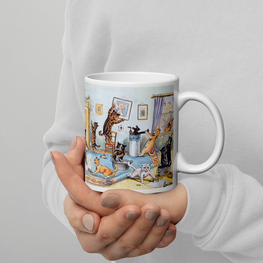Louis Wain Mug Cat Mug Artist Mug Cat Lover Funny Mug/cup Coffee/tea ...