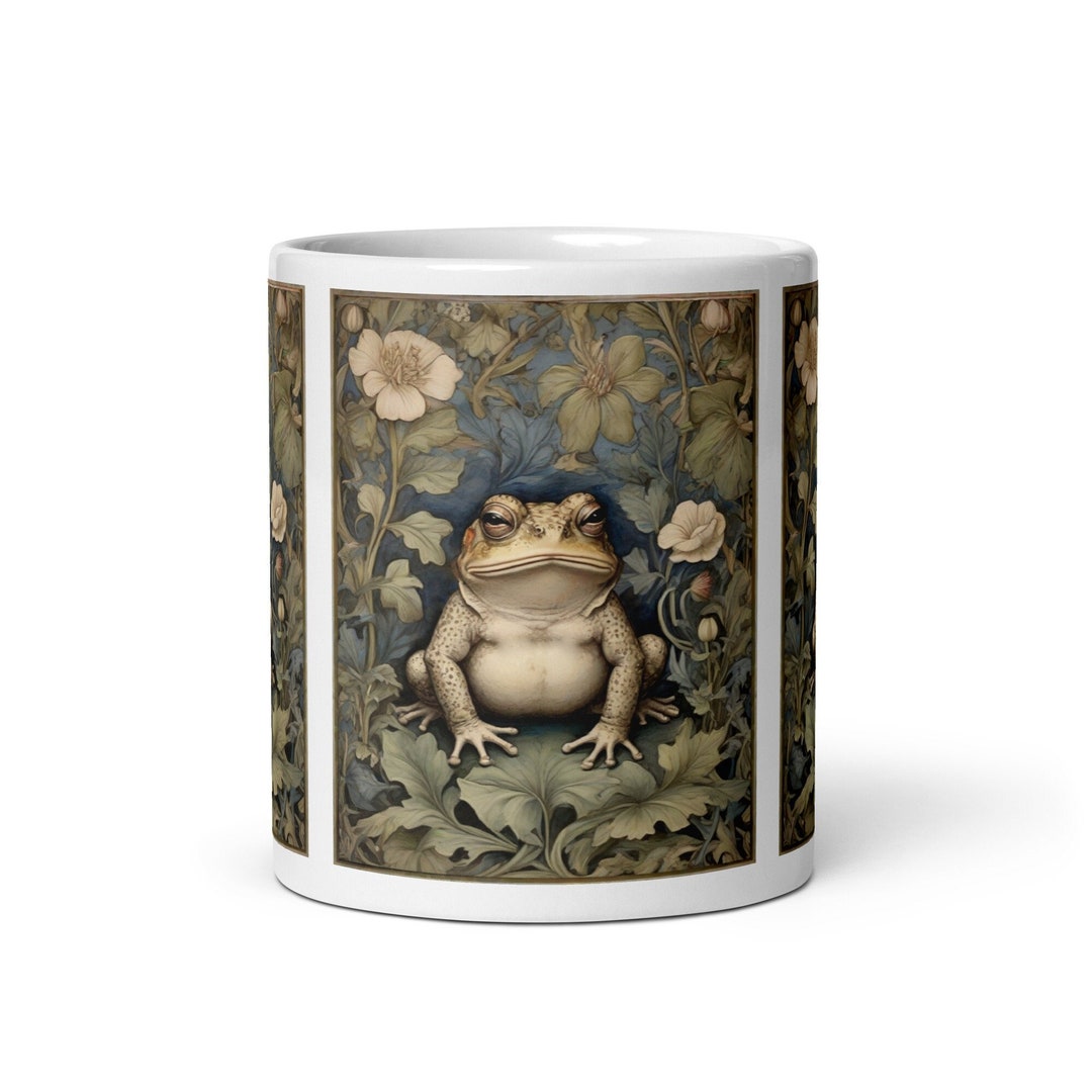 William Morris Frog Mug Vintage Toad Cottagecore/ Goblincore - Etsy