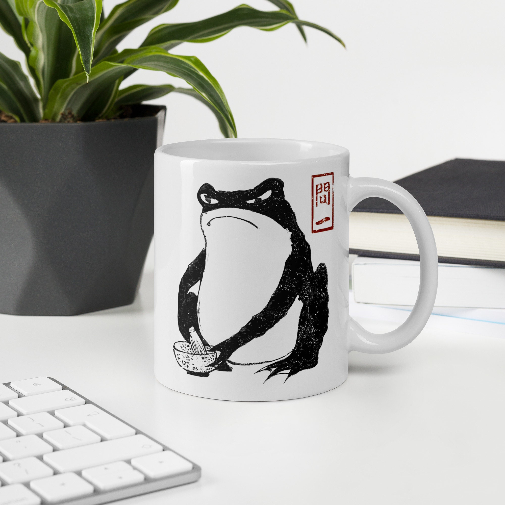 Frog Mug Matsumoto Hoji Mug Toad Wabi Sabi Cottagecore/Goblincore Mug ...