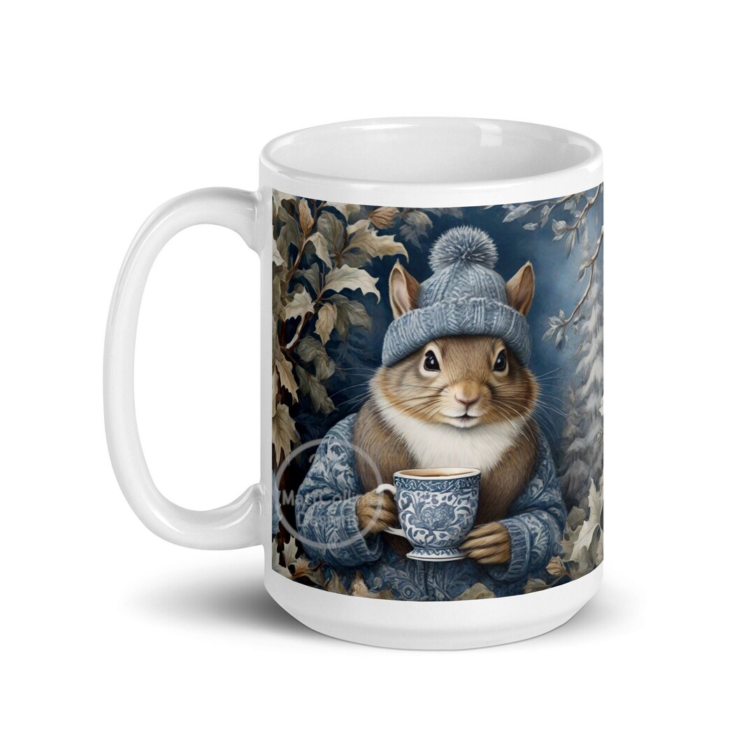 William Morris Squirrel Mug Cute Squirrel Funny Squirrel Gift Squirrel ...