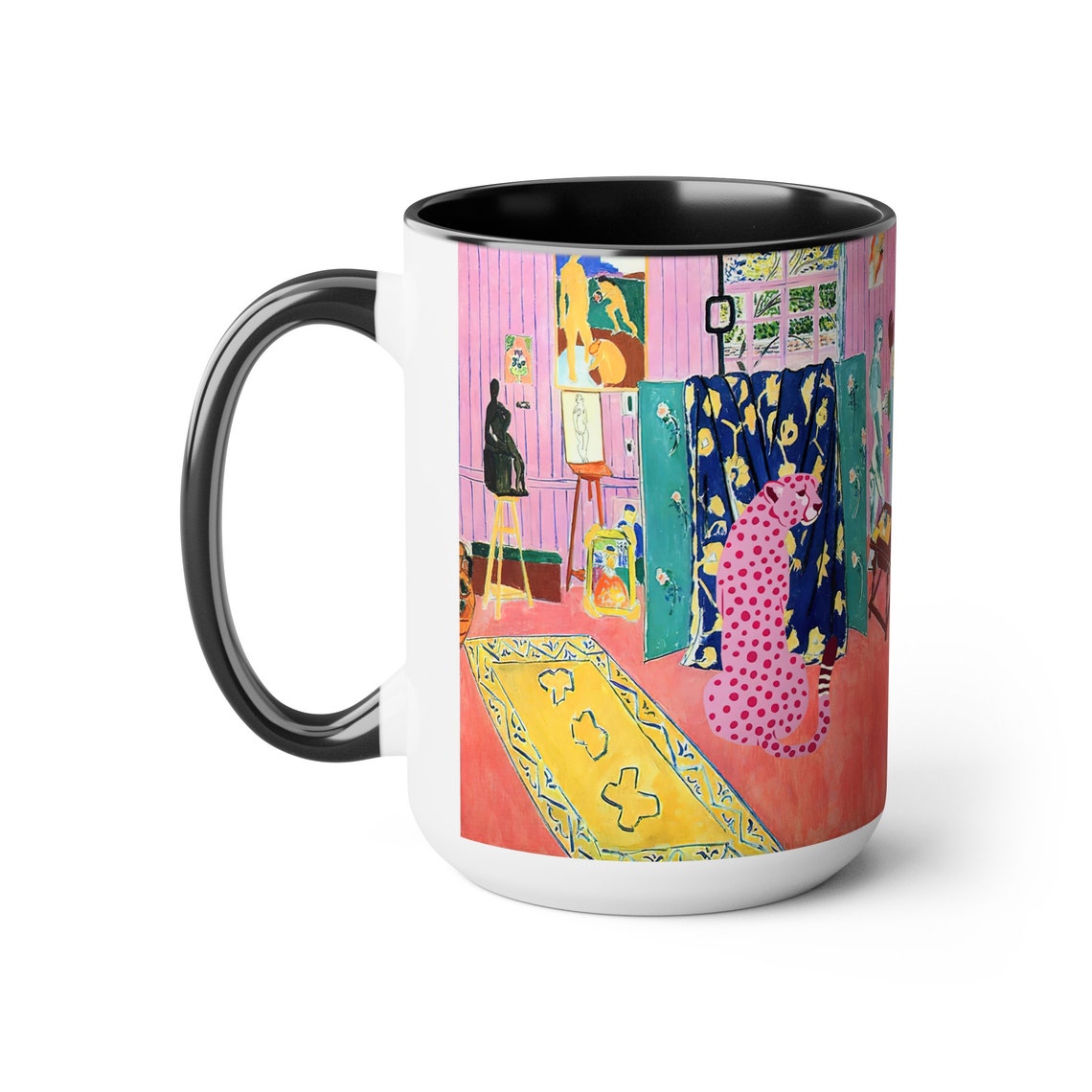 Henri Matisse Mug Pink Panther Mug the Pink Studio Mug Henri - Etsy