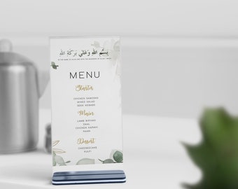 Muslim Wedding Menu - Etsy