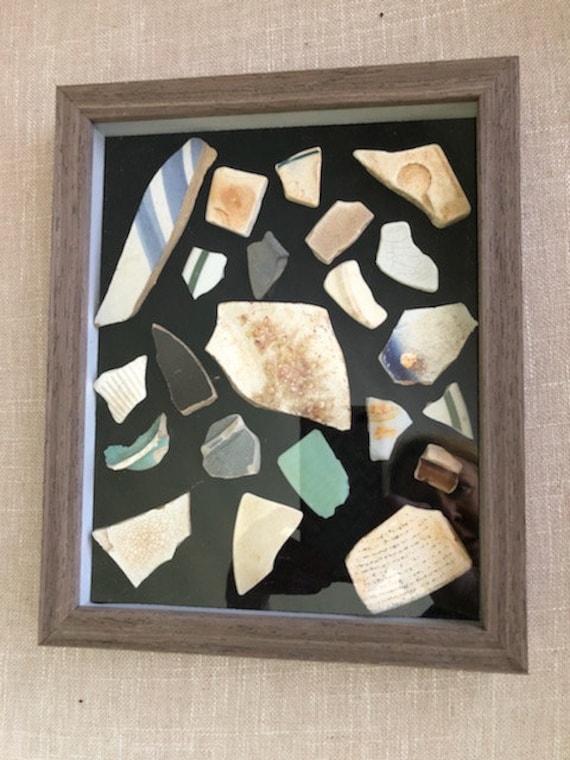 Sea Pottery Shadow Box - Etsy