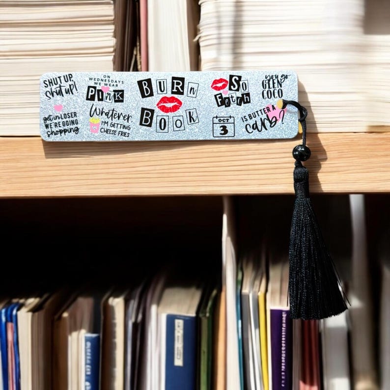 Burn Book Bookmark/mean Girls - Etsy