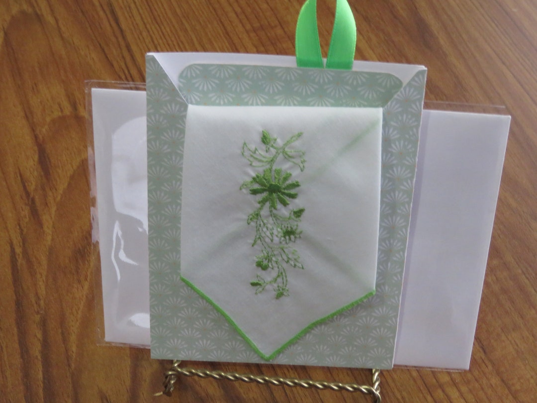 Vintage Hanky Card - Etsy
