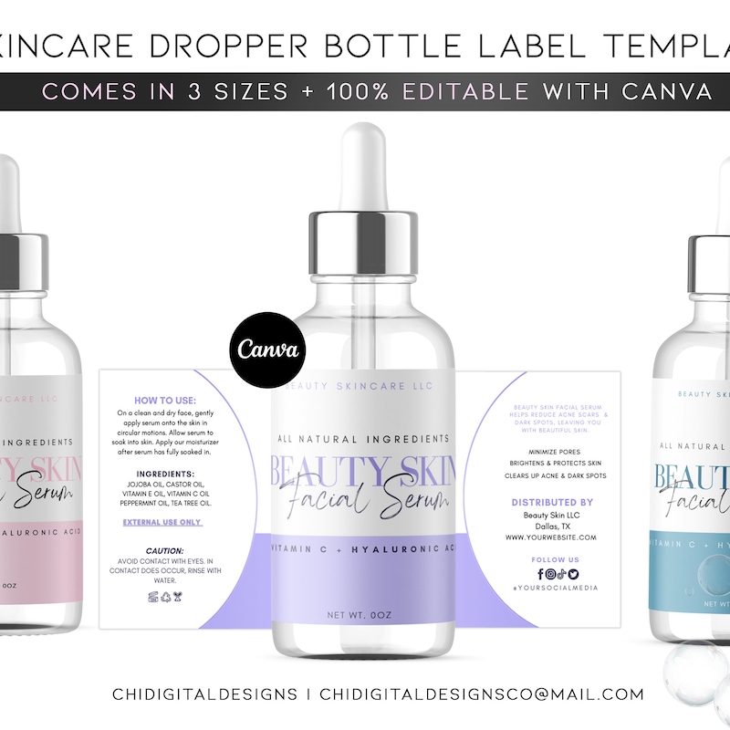 Serum Template - Etsy