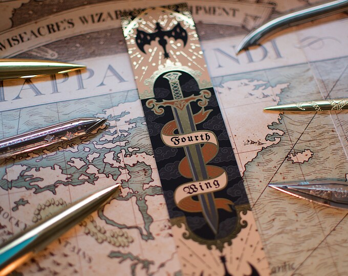 Officially Licensed Fourth Wing Foil Bookmark - Etsy