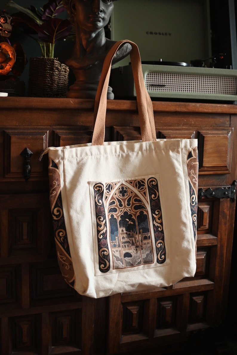 Fantasy Castle Window Book Bag - Etsy