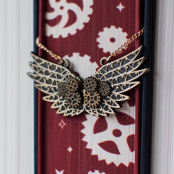 Clockwork Necklace - Etsy