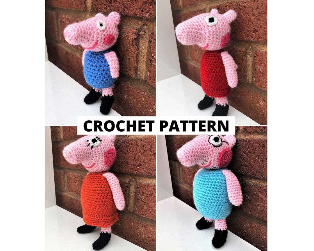 PDF CROCHET PATTERN: Peppa Pig Crochet Patterns Amigurumi - Etsy