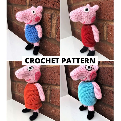 PDF CROCHET PATTERN: Peppa Pig Crochet Patterns Amigurumi - Etsy