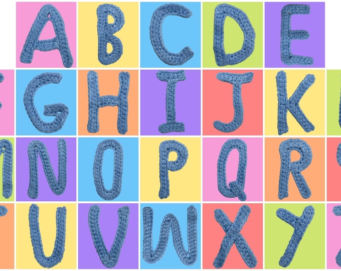 Full Alphabet Bobble Crochet Patterns - Etsy Canada
