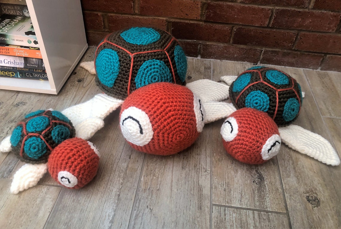PDF CROCHET PATTERN: Turtle Crochet Pattern Crochet Turtles | Etsy