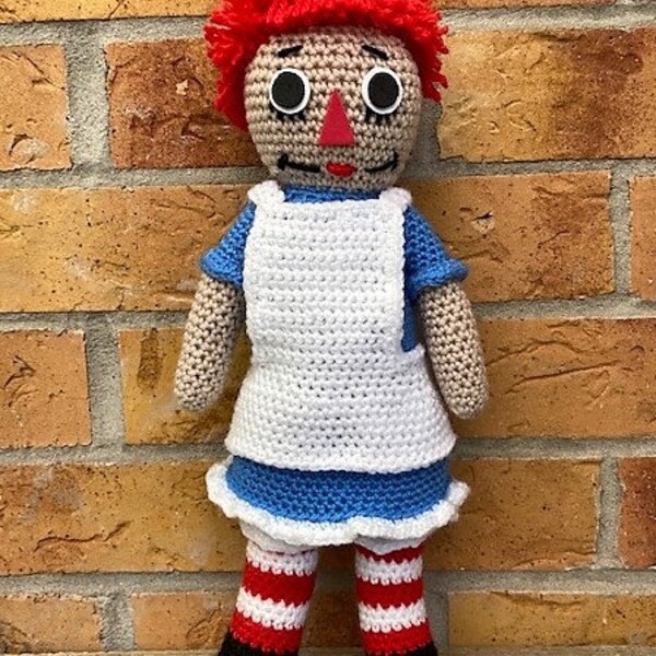 Raggedy Ann Doll - Etsy