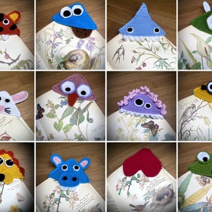 PDF Crochet Pattern | 12 Corner Bookmarks | Crochet Pattern | Crochet ...