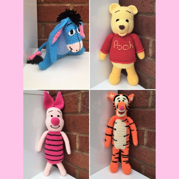 Winnie the Pooh Amigurumi Patterns - Etsy