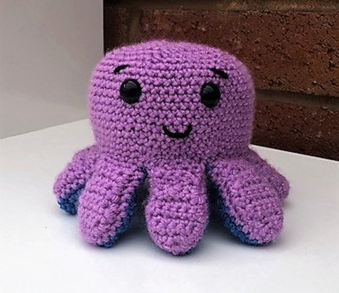 PDF CROCHET PATTERN: Inside Out Octopus Crochet Pattern | Etsy