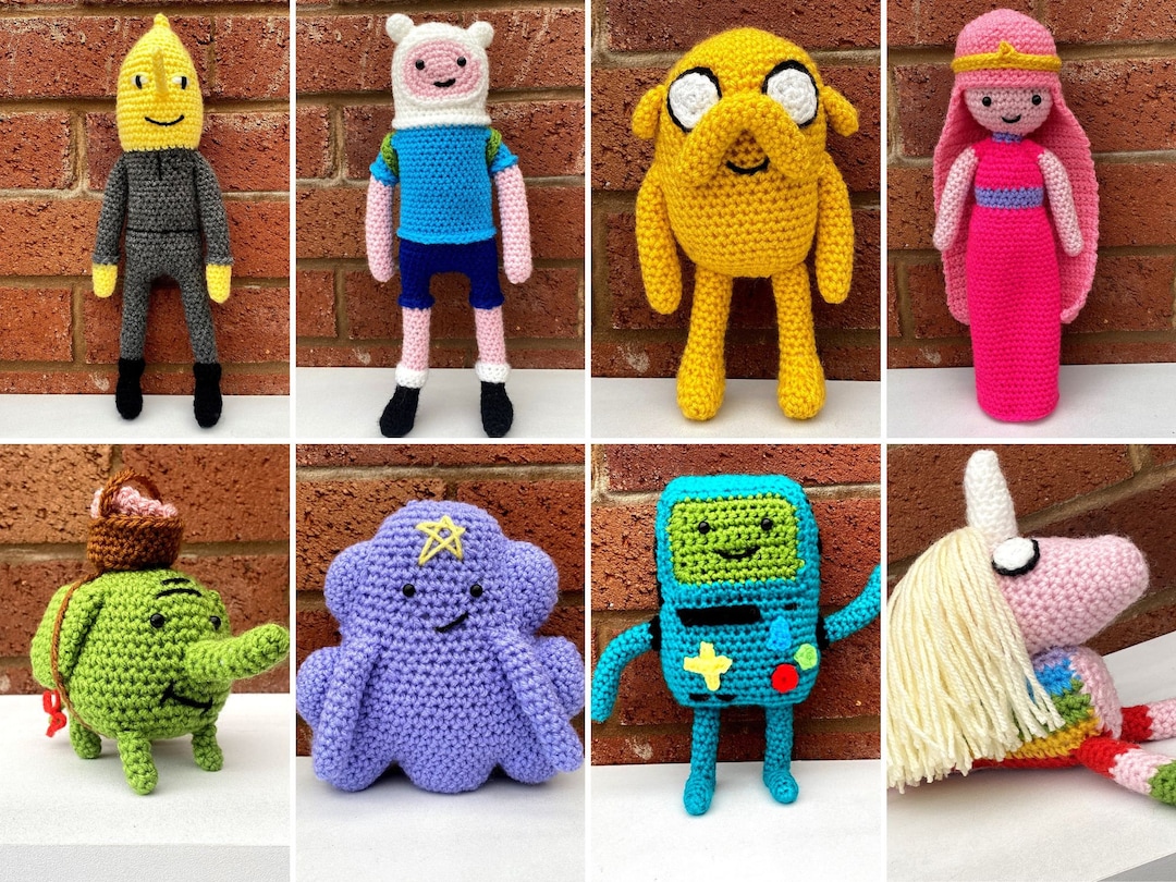 PDF Crochet Pattern | 8 Adventure Times Crochet Patterns | Adventure ...