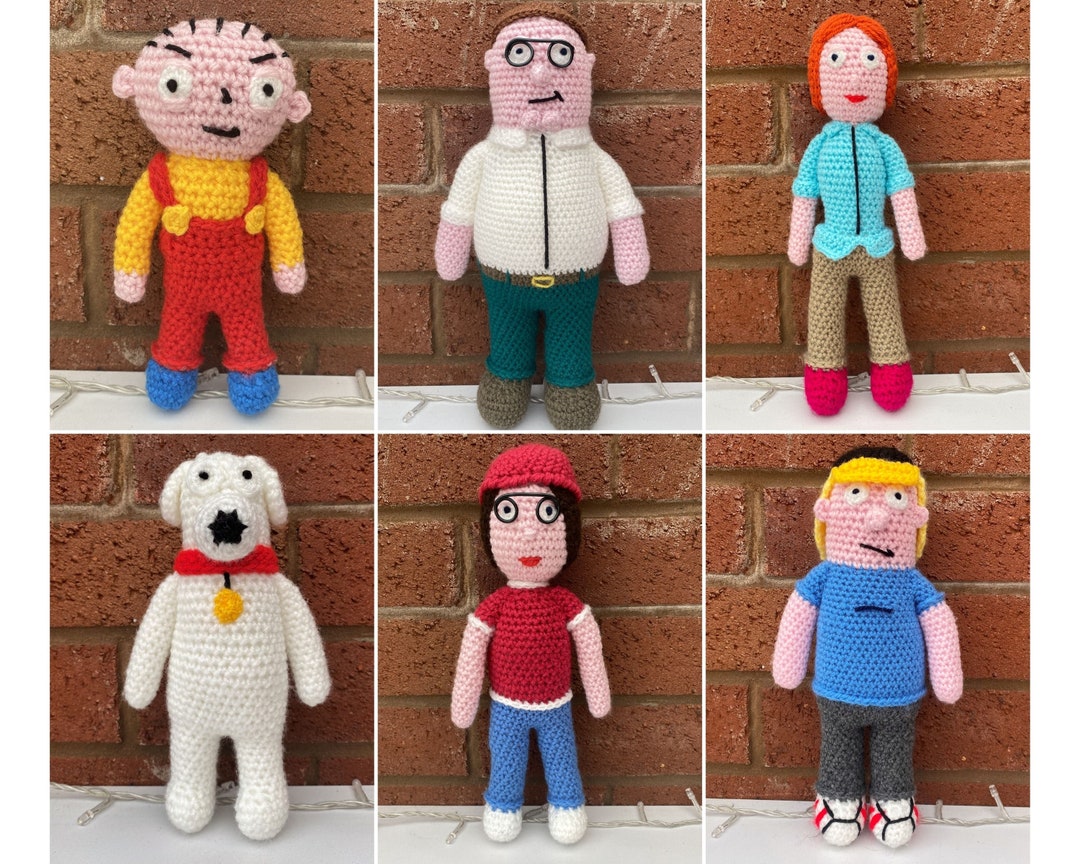 Family Guy Crochet Pattern | Amigurumi Pattern | PDF Download - Etsy