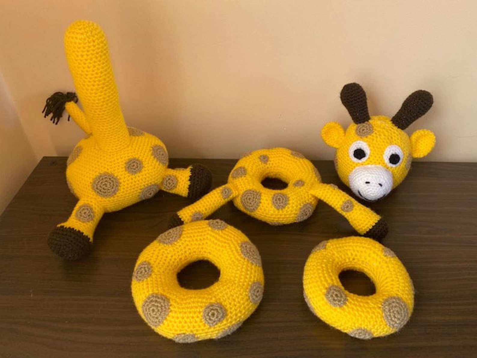 Giraffe Ring Stacker Crochet Pattern | Amigurumi Toy | PDF Download - Etsy
