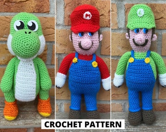 Super Mario Knitting Patterns - Etsy Canada