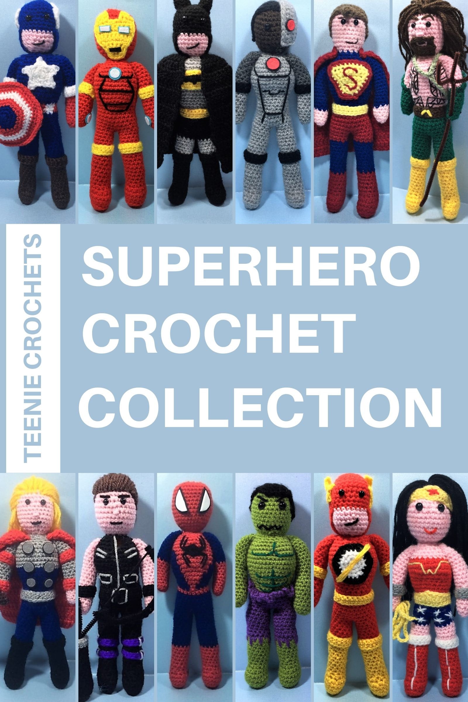 PDF CROCHET PATTERN: Superhero Crochet Collection Crochet - Etsy