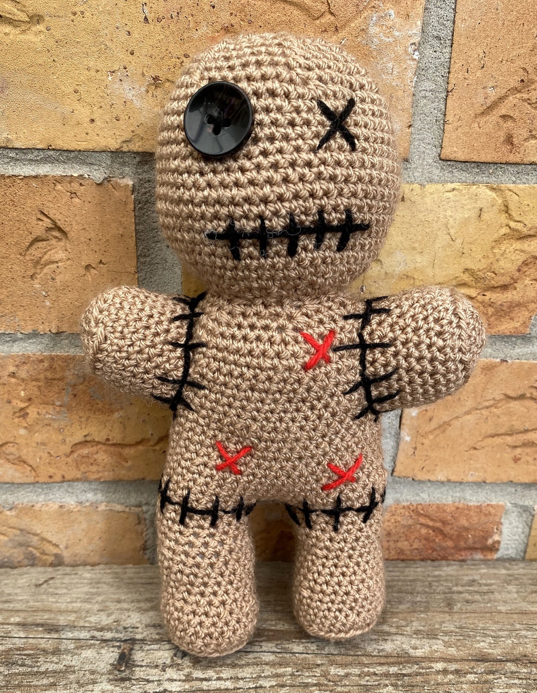 PDF Crochet Pattern | Voodoo Doll Crochet Patterns | Voodoo Doll ...