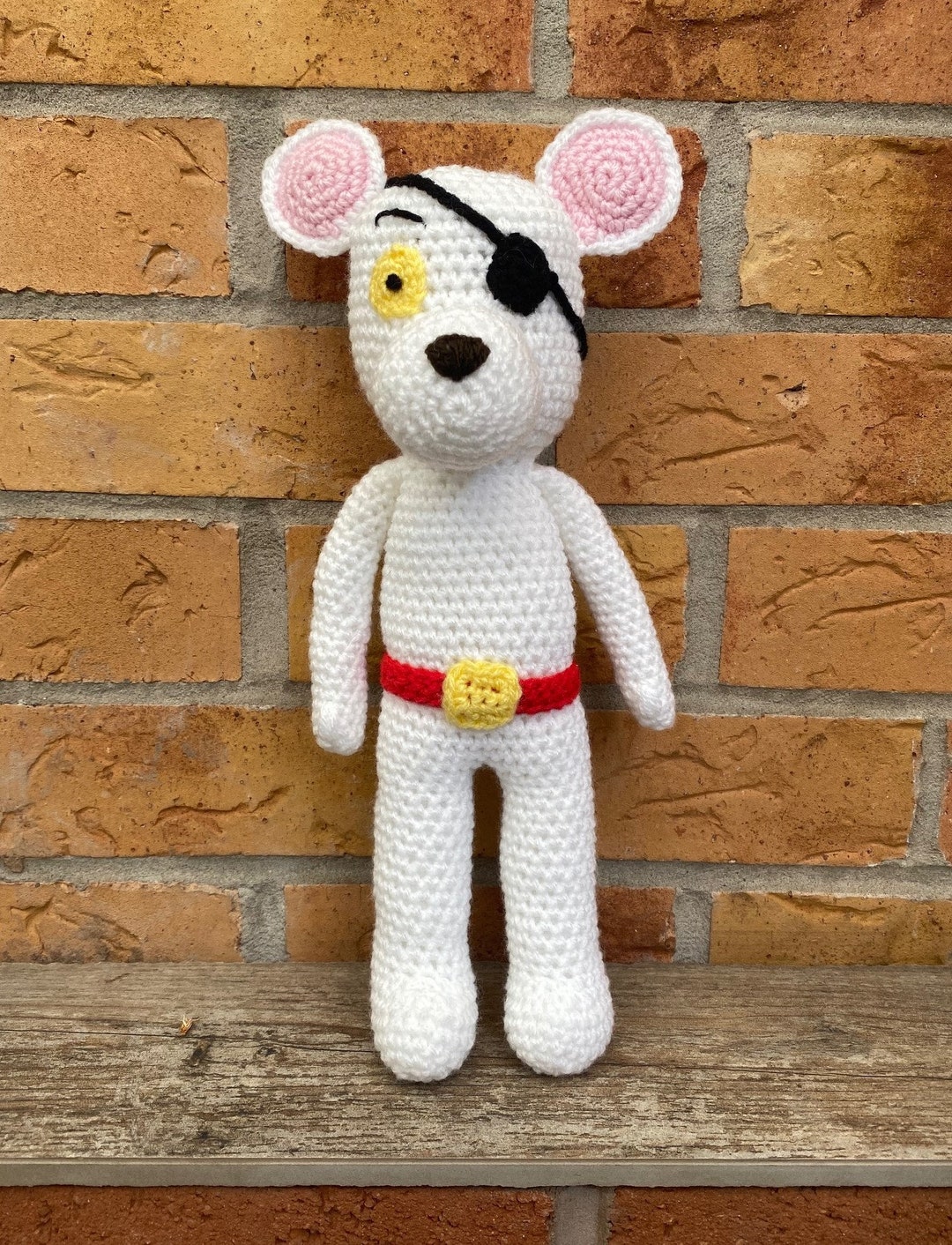 PDF Crochet Pattern | Danger Mouse Crochet Pattern | Danger Mouse ...